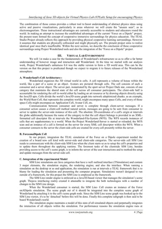 Interfacing of Java 3D objects for Virtual Physics Lab (VPLab) Setup for encouraging Physics ...