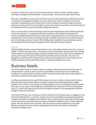 DevOps & continuous delivery - Sogeti | PDF