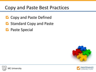 A04 | Asset Best Practices and Configuration Tools (MCUI) | PPT