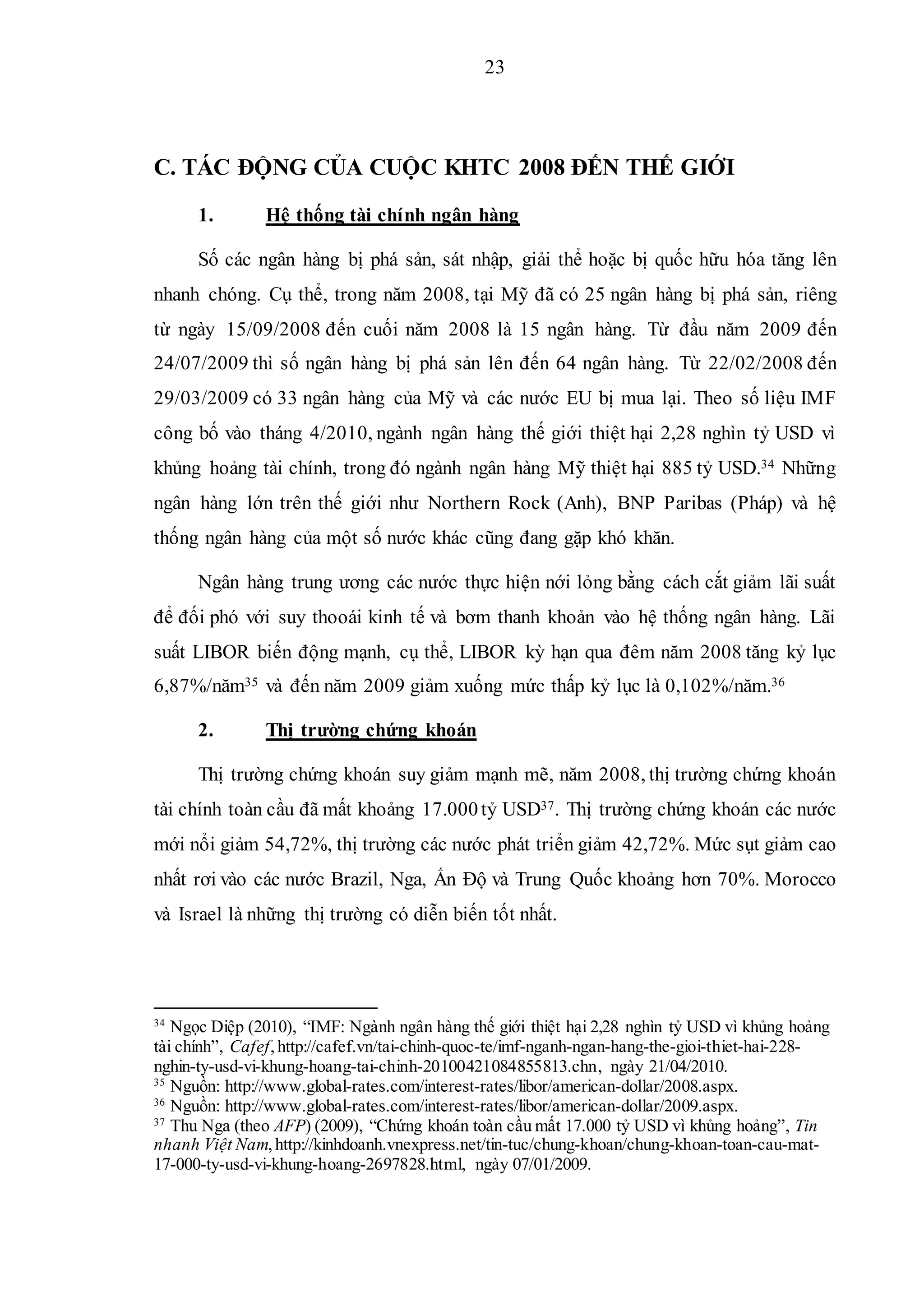 Khung hoang tai chinh 2008 - Tran Thi Thuy Tram | DOCX