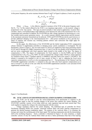 Enhancement of Power System Dynamics Using a Novel Series Compensation ...