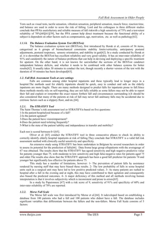 Fall Risk Assessment in Older People | PDF