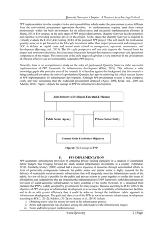 Quantity Surveyor’s Impact: A Panacea to achieving Critical Success ...