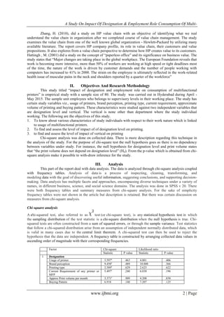 A Study on Impact of Designation & Employment Role Consumption of Multi ...