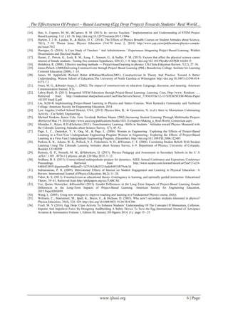 The Effectiveness of Project – Based Learning (Egg Drop Project ...