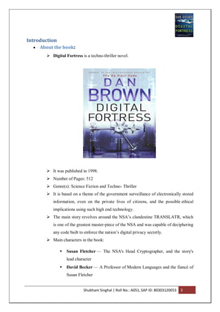 digital fortress- book review_shubham | PDF