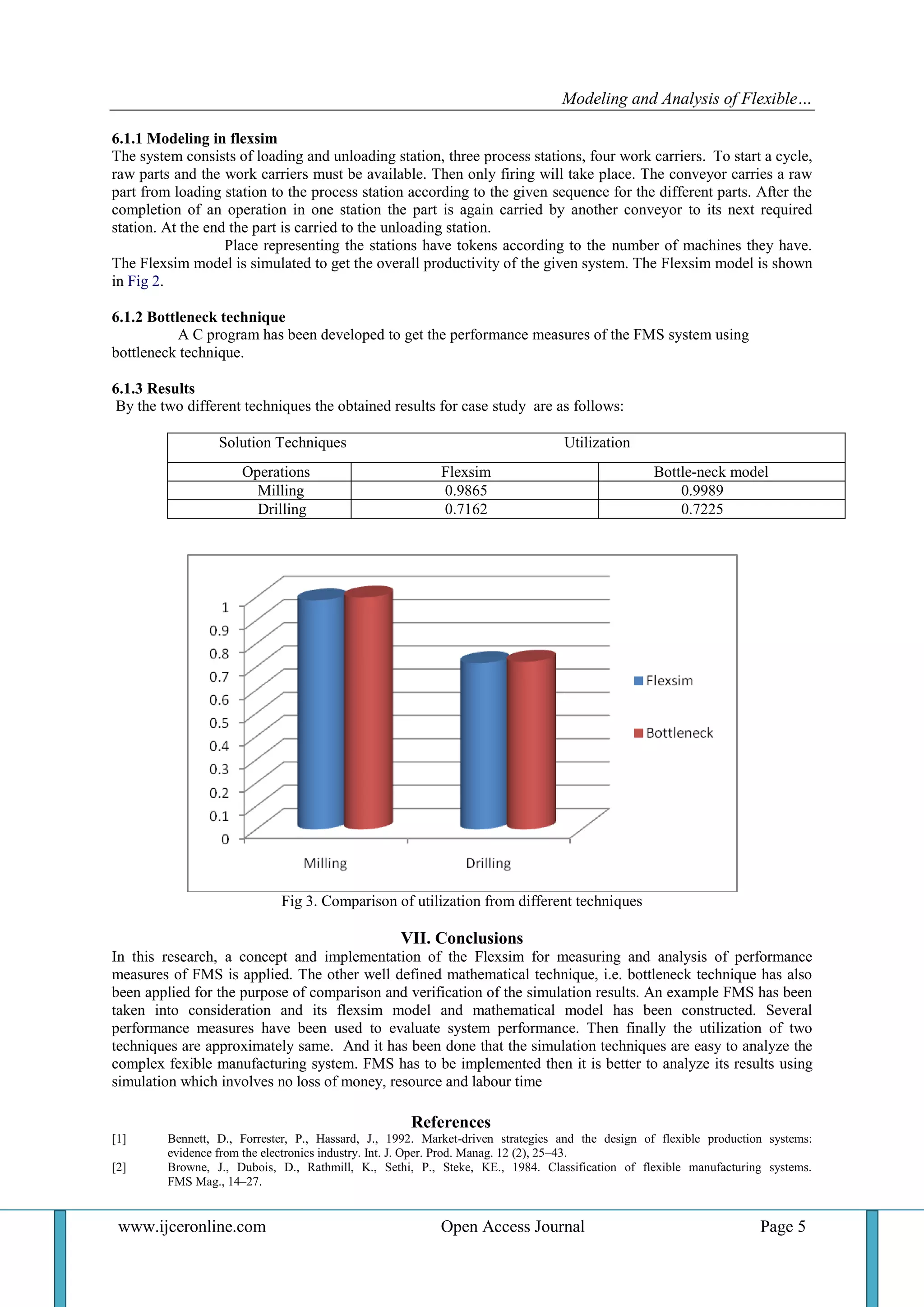 Modeling and Analysis of Flexible Manufacturing System with FlexSim | PDF