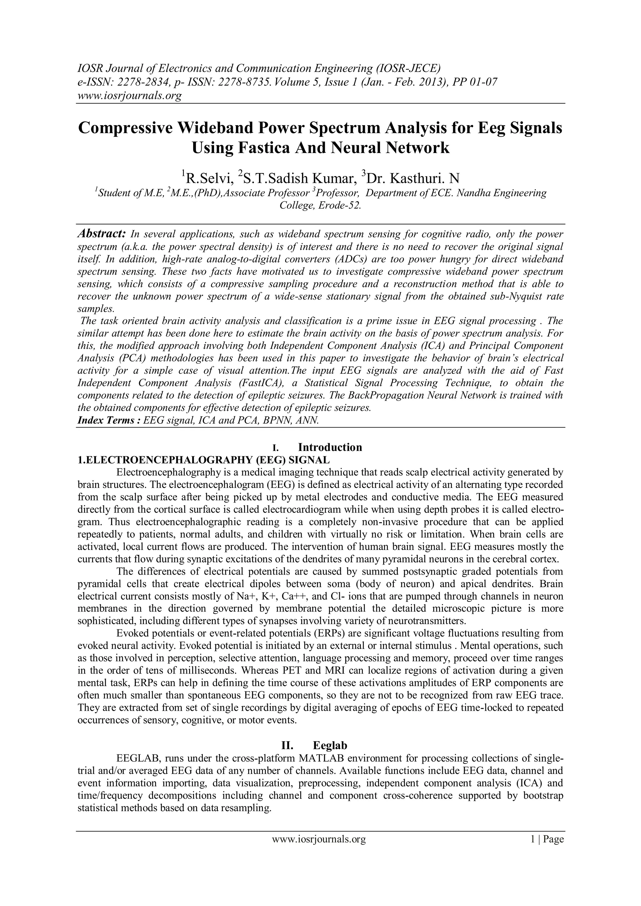 A0510107 | PDF | Brain and Nervous System Disorders | Diseases and Conditions