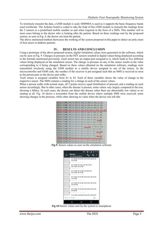 Diabetic Foot Neuropathy Monitoring System | PDF