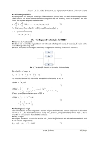 Discuss on the MTBF Evaluation and Improvement Methods of Power Adapter | PDF