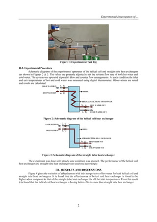 Experimental Investigation of a Helical Coil Heat Exchanger | PDF