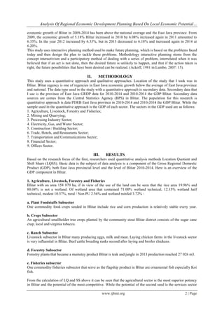 Analysis of Regional Economic Development Planning Based On Local ...