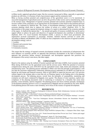 Analysis of Regional Economic Development Planning Based On Local ...