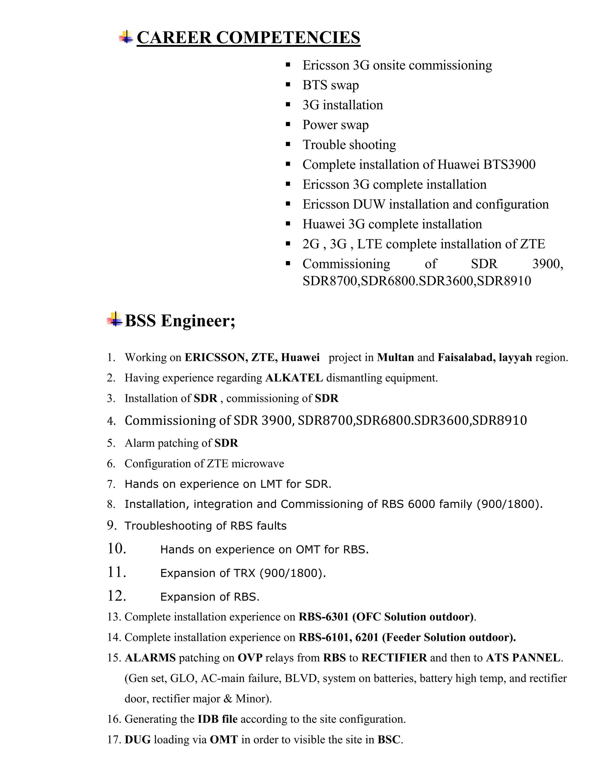 ENGR M FAHIM IQBAL CV | PDF