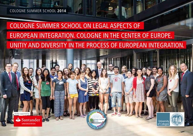 Cologne Summer School Brochure | PPT