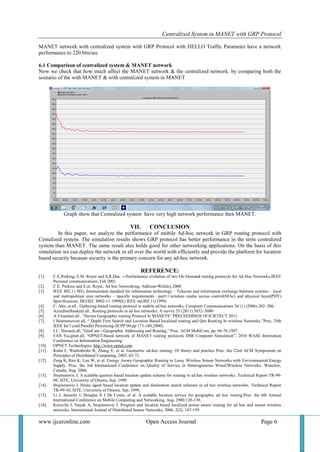 Centralized System in MANET with GRP Protocol | PDF