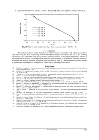 A Displacement-Potential Scheme to Stress Analysis of a Cracked ...