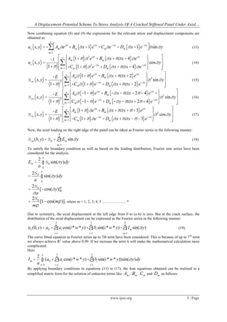 A Displacement-Potential Scheme to Stress Analysis of a Cracked ...