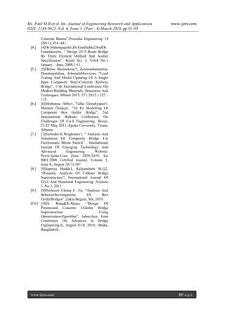 Comparative Study of Girders for Bridge by Using Software | PDF