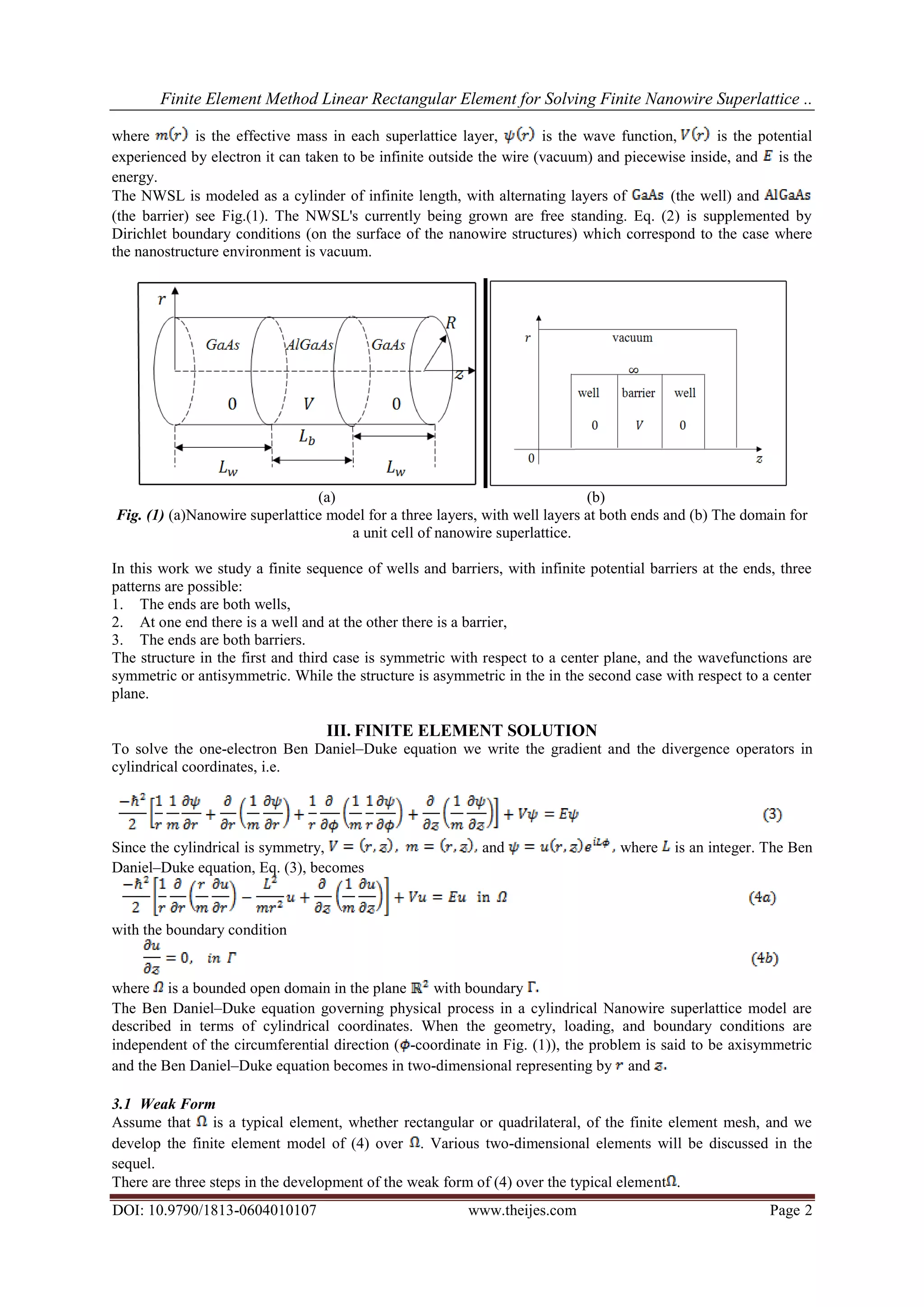 Finite Element Method Linear Rectangular Element For Solving Finite
