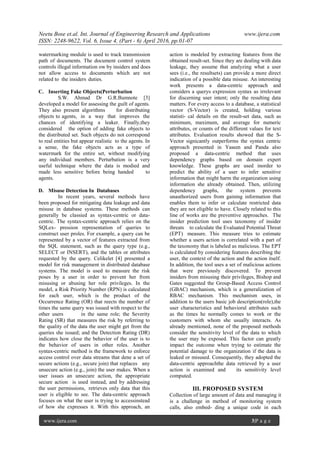 An Improved Method for Preventing Data Leakage in an Organization | PDF