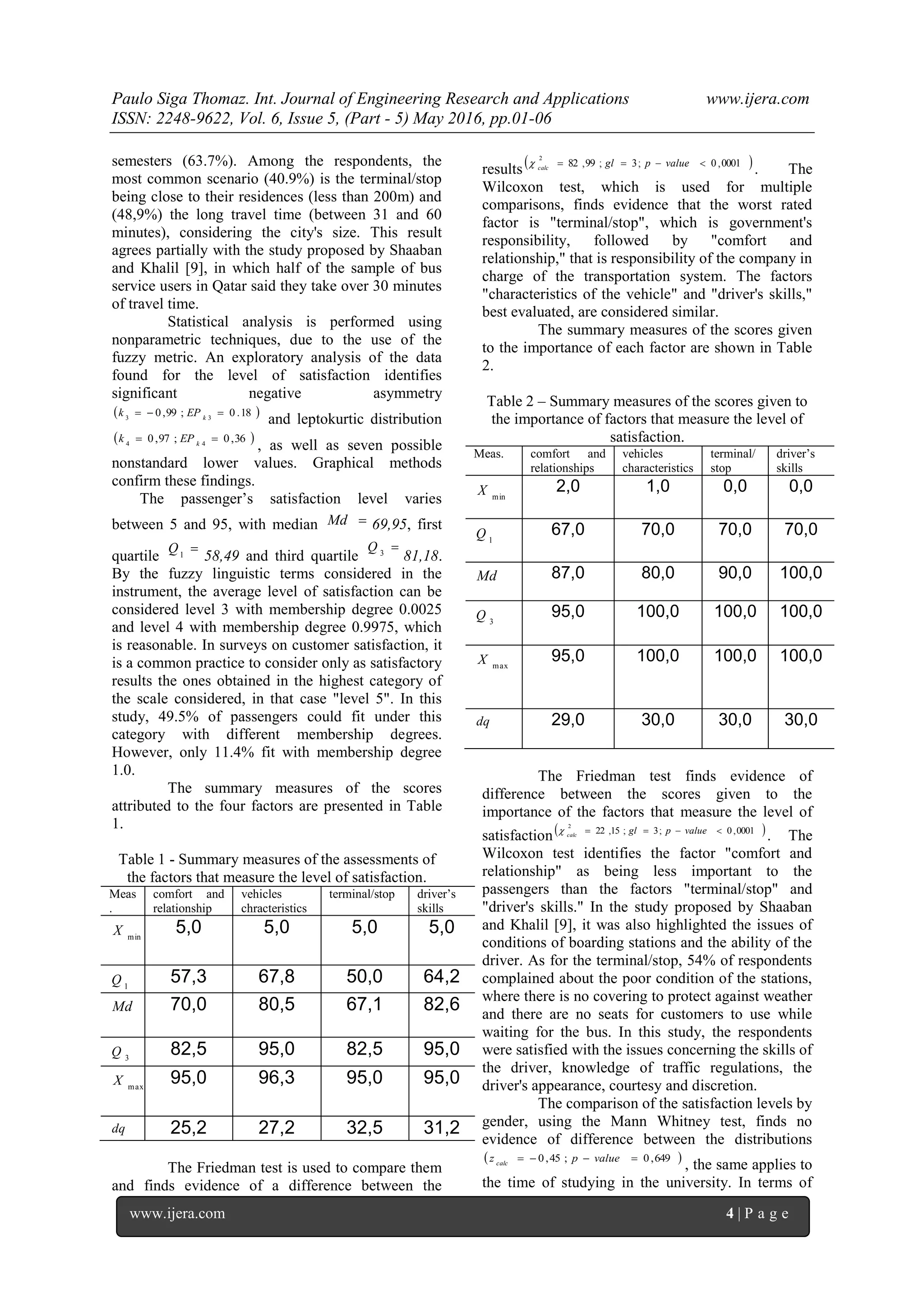 Satisfaction with public transport: the case of an university access | PDF