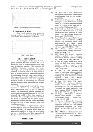 Modeling and Simulation of Five Phase Induction Motor using MATLAB/Simulink | PDF | Radio ...