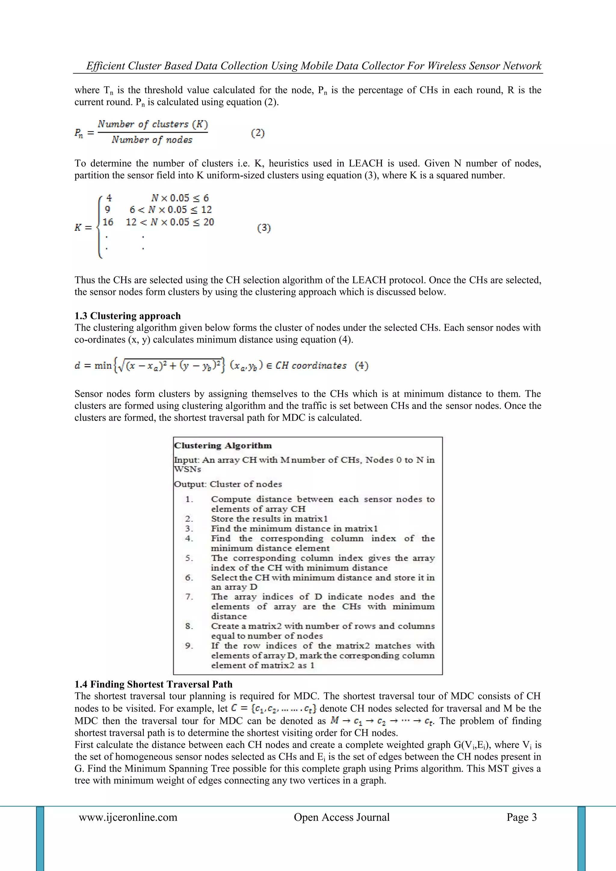 Efficient Cluster Based Data Collection Using Mobile Data Collector For Wireless Sensor Network 5933