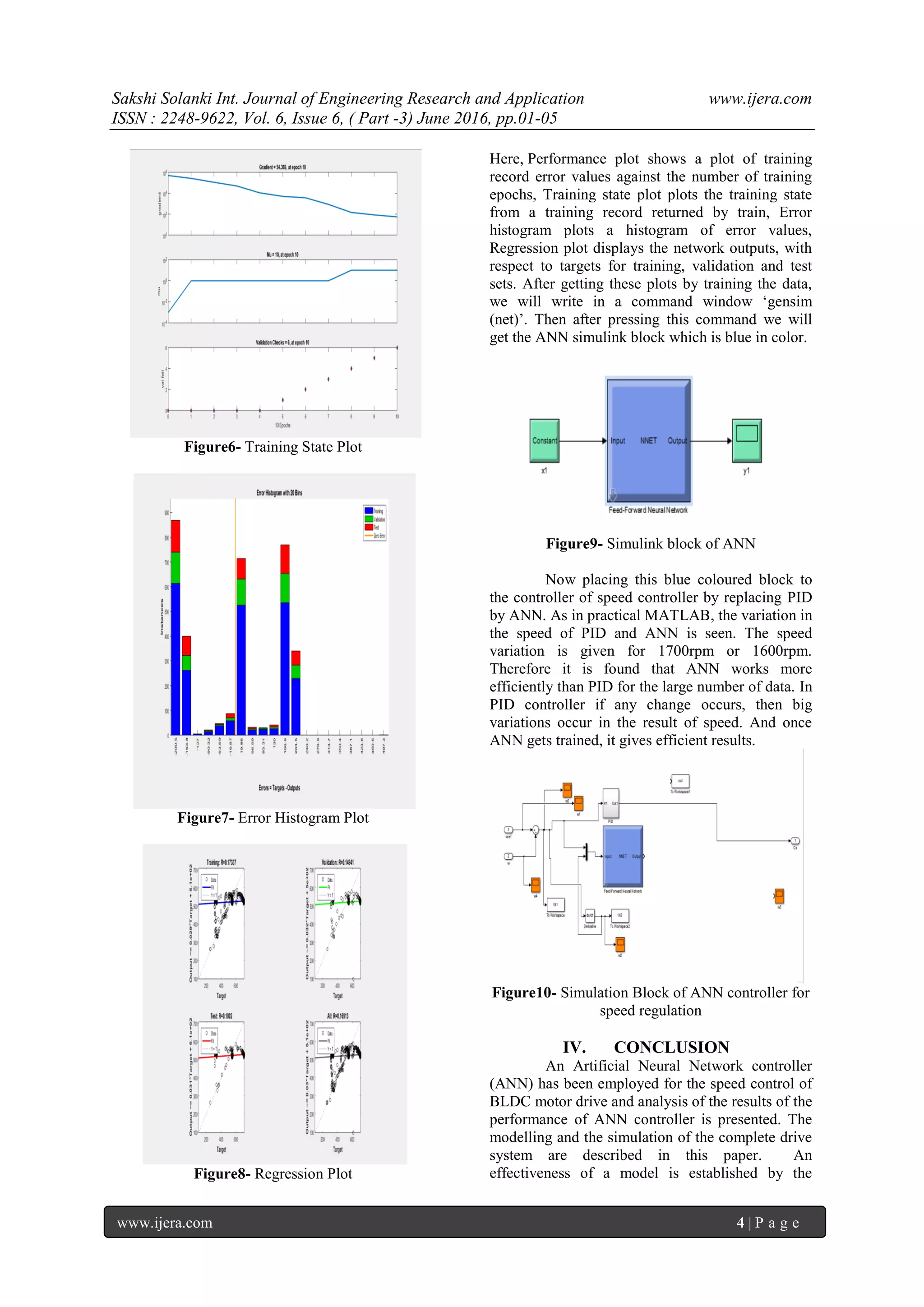Brushless DC Motor Drive during Speed Regulation with Artificial Neural Network Controller | PDF ...