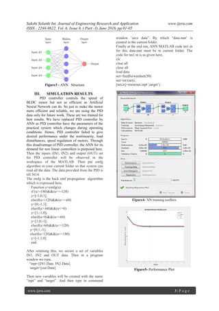 Brushless DC Motor Drive during Speed Regulation with Artificial Neural Network Controller | PDF ...