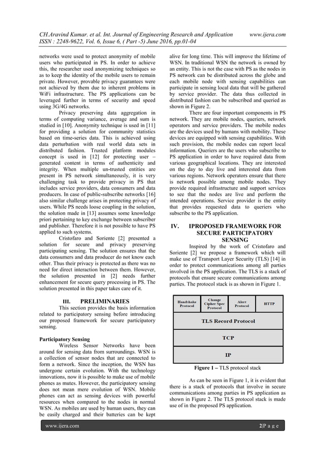 Secure Distributed Collection of Data Using Participator Sensing Paradigm | PDF