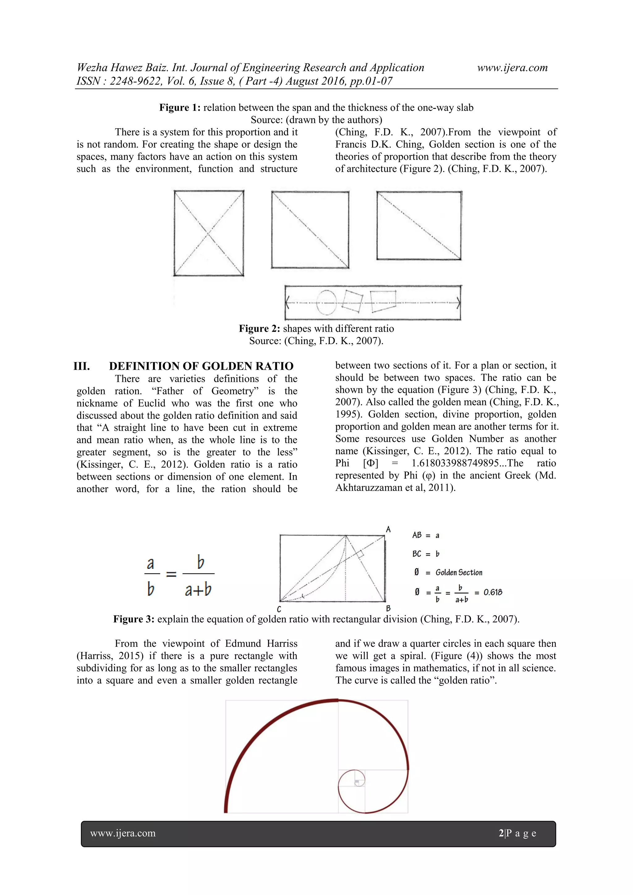 How toExplore Golden Ratio in Architecture and Designing City | PDF