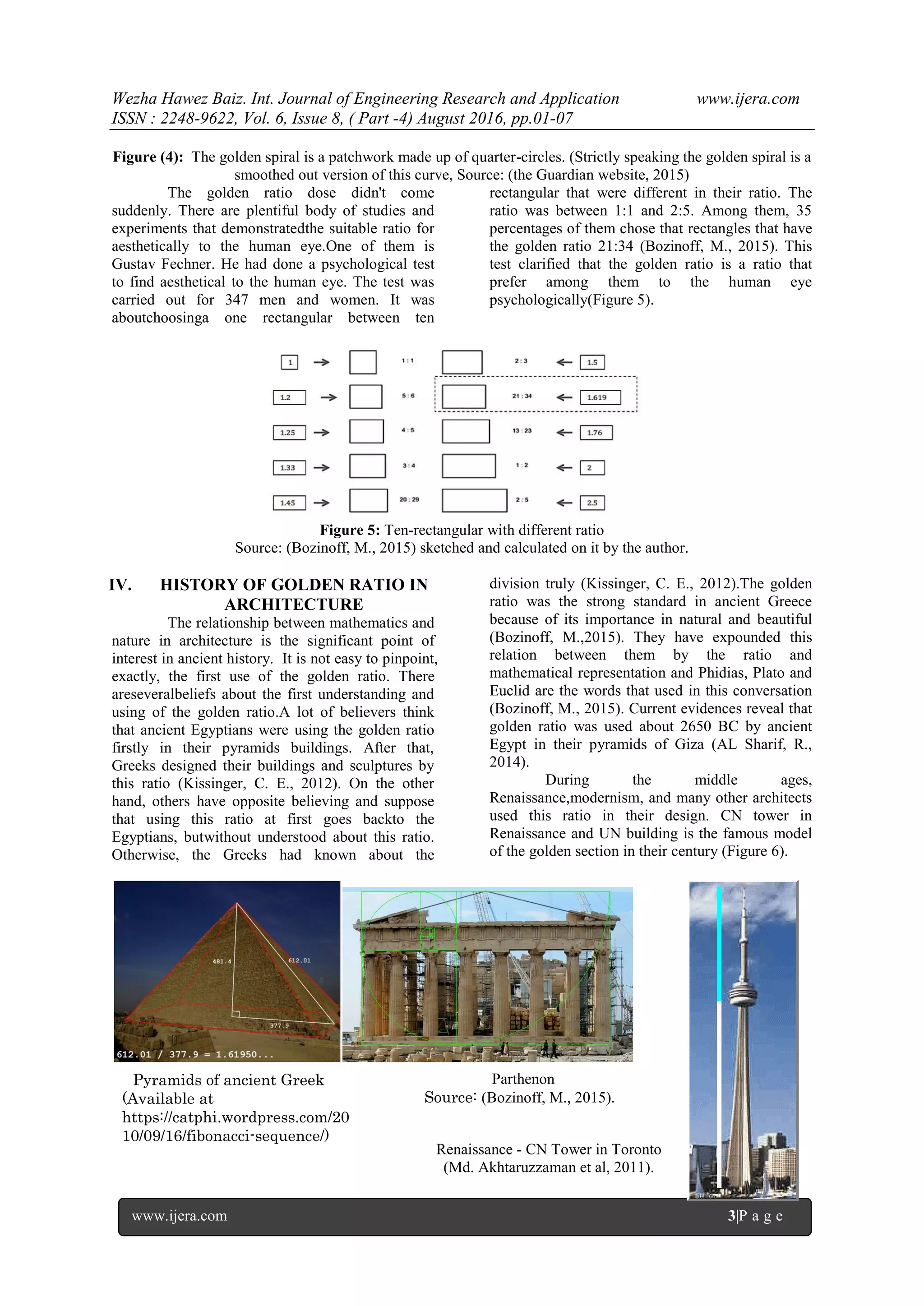 How toExplore Golden Ratio in Architecture and Designing City | PDF