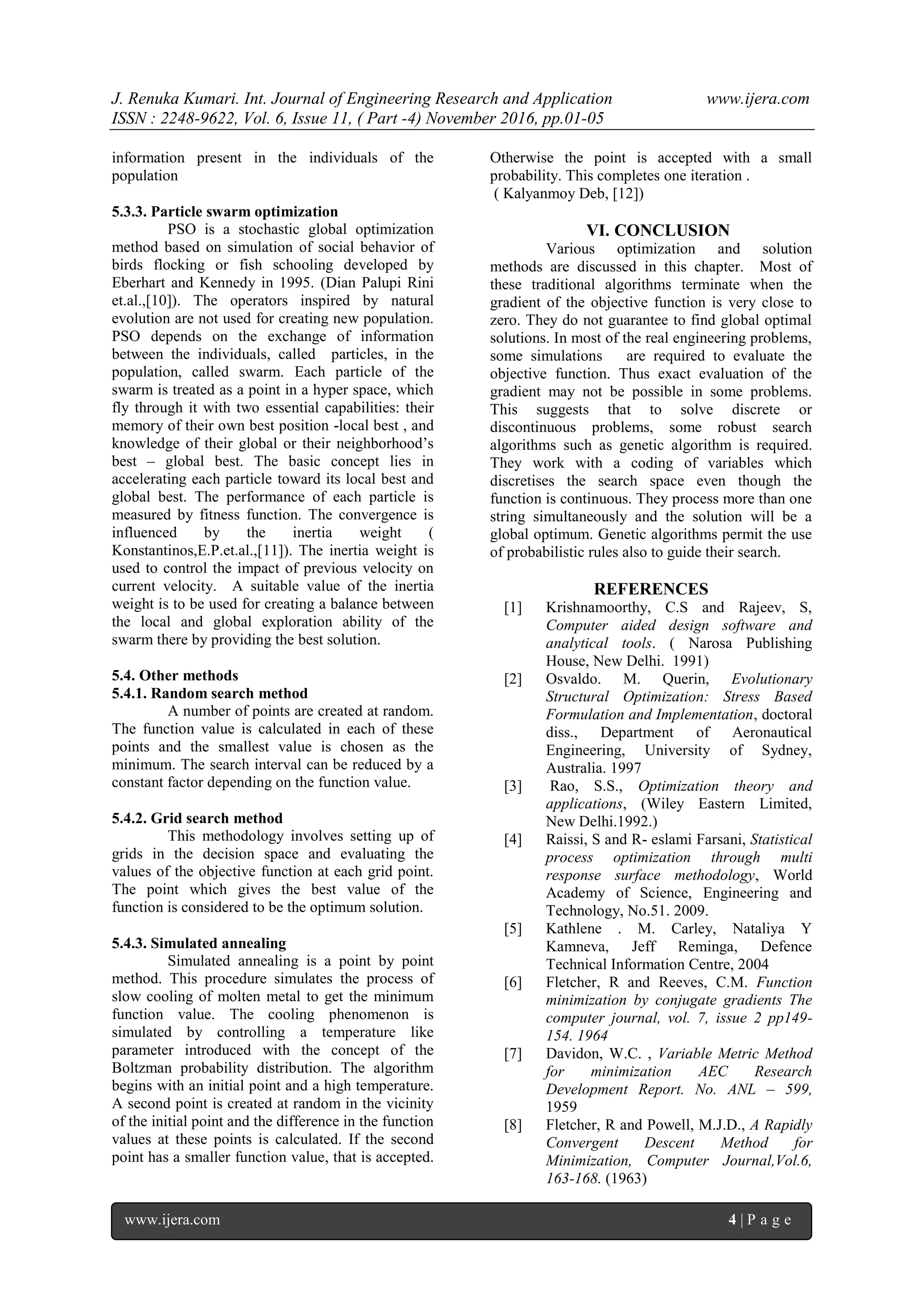 Optimization Techniques – A Review | PDF