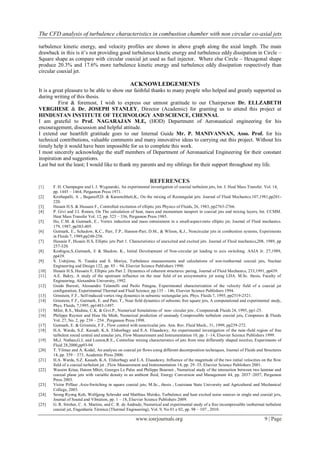 The CFD Analysis of Turbulence Characteristics in Combustion Chamber ...
