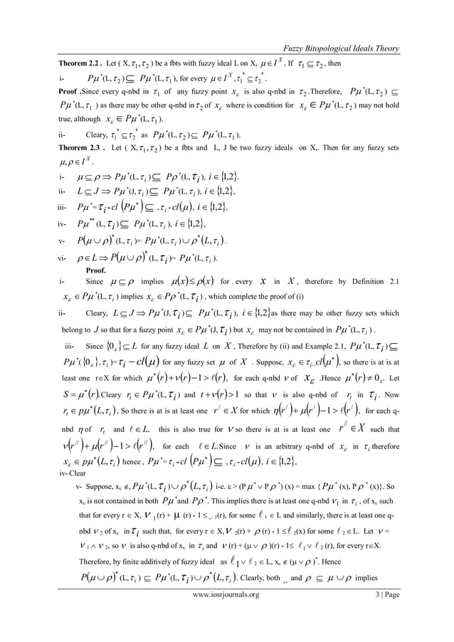 Fuzzy Bitopological Ideals Spaces | PDF