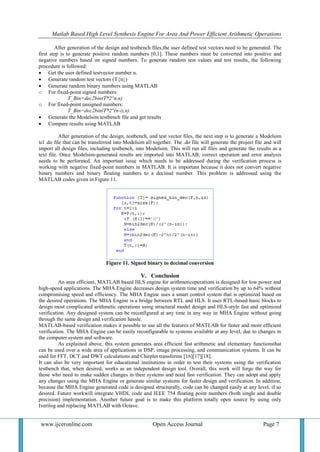 Matlab Based High Level Synthesis Engine for Area And Power Efficient Arithmetic Operations | PDF