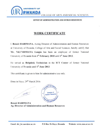 work certificate NUR1 | PDF