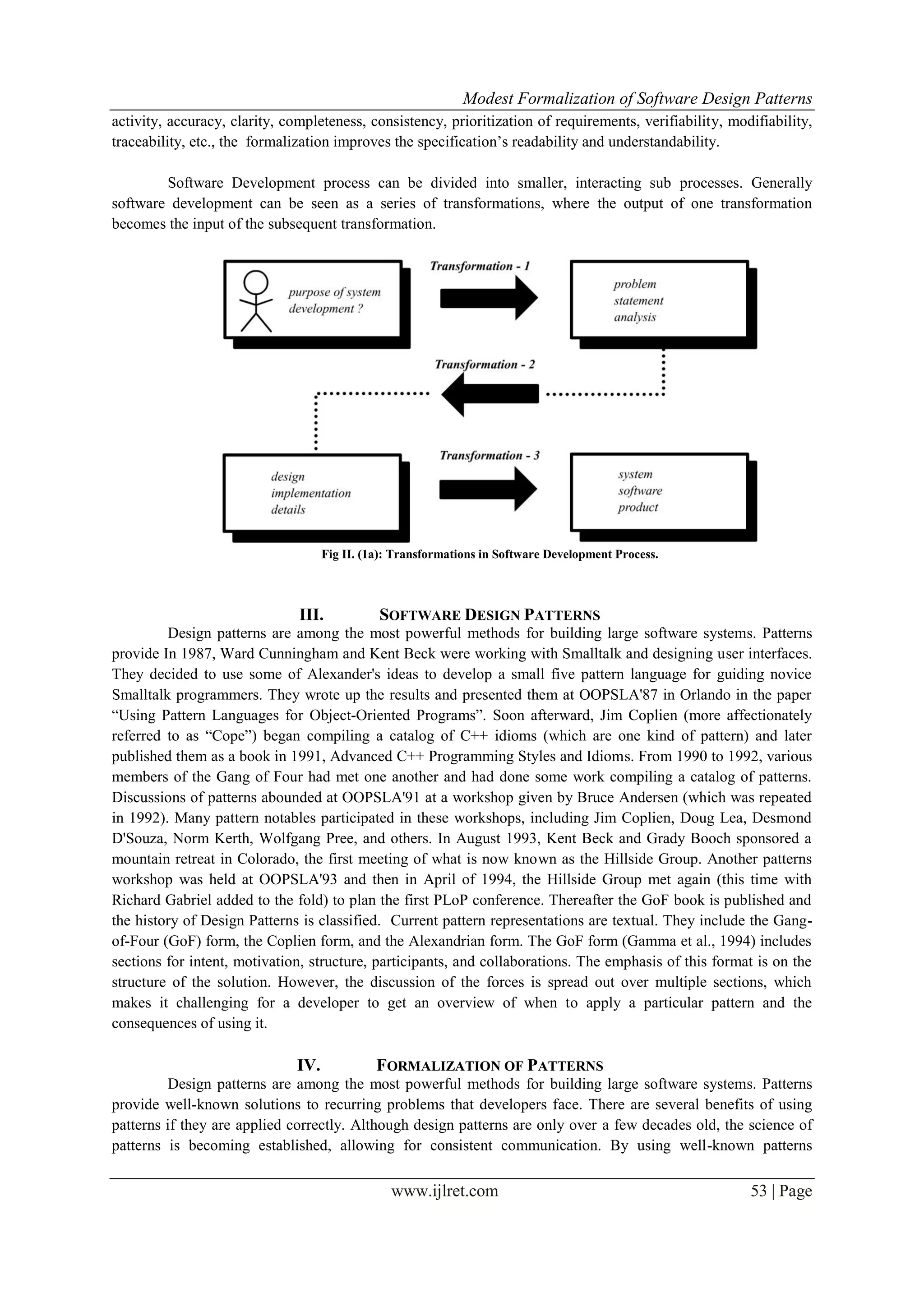 Modest Formalization Of Software Design Patterns Pdf Programming Languages Computing