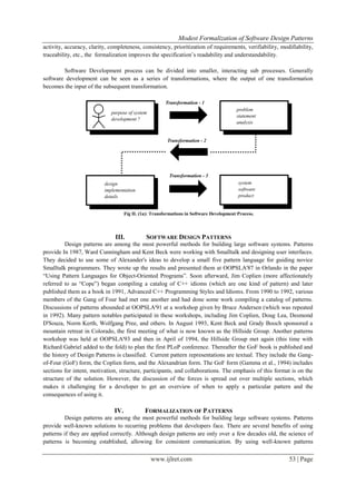 Modest Formalization of Software Design Patterns | PDF | Programming Languages | Computing
