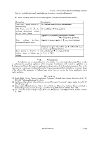 Modest Formalization of Software Design Patterns | PDF | Programming Languages | Computing
