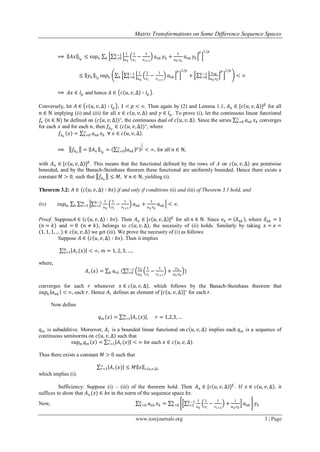Matrix Transformations on Some Difference Sequence Spaces | PDF