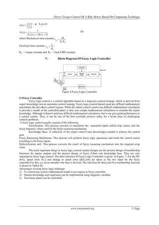 Direct Torque Control of a Bldc Motor Based on Computing Technique | PDF