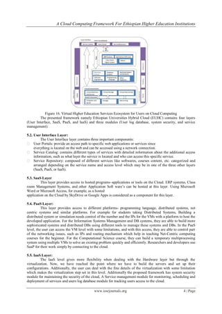 A Cloud Computing Framework for Ethiopian Higher Education Institutions | PDF | Cloud Computing ...