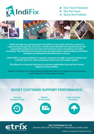 IndiFix V1.0 Brochure | PDF