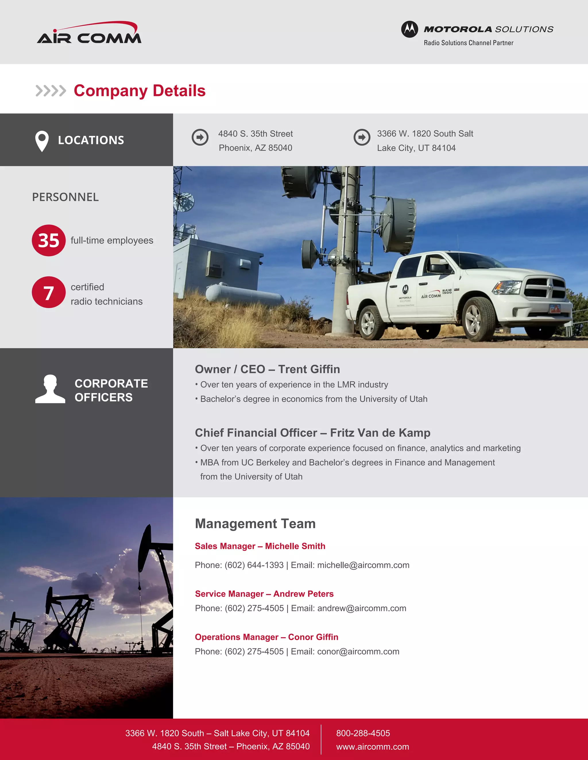 Air Comm Company Profile | PDF