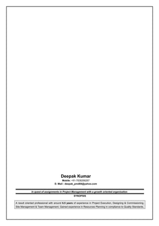 Deepak Kumar_Project | DOC