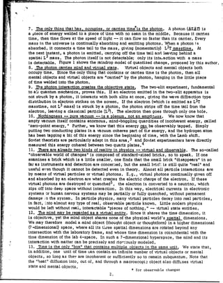 UNCLASSIFIED: A Mind/Brain/Matter Model Consistent with Quantum Physics ...