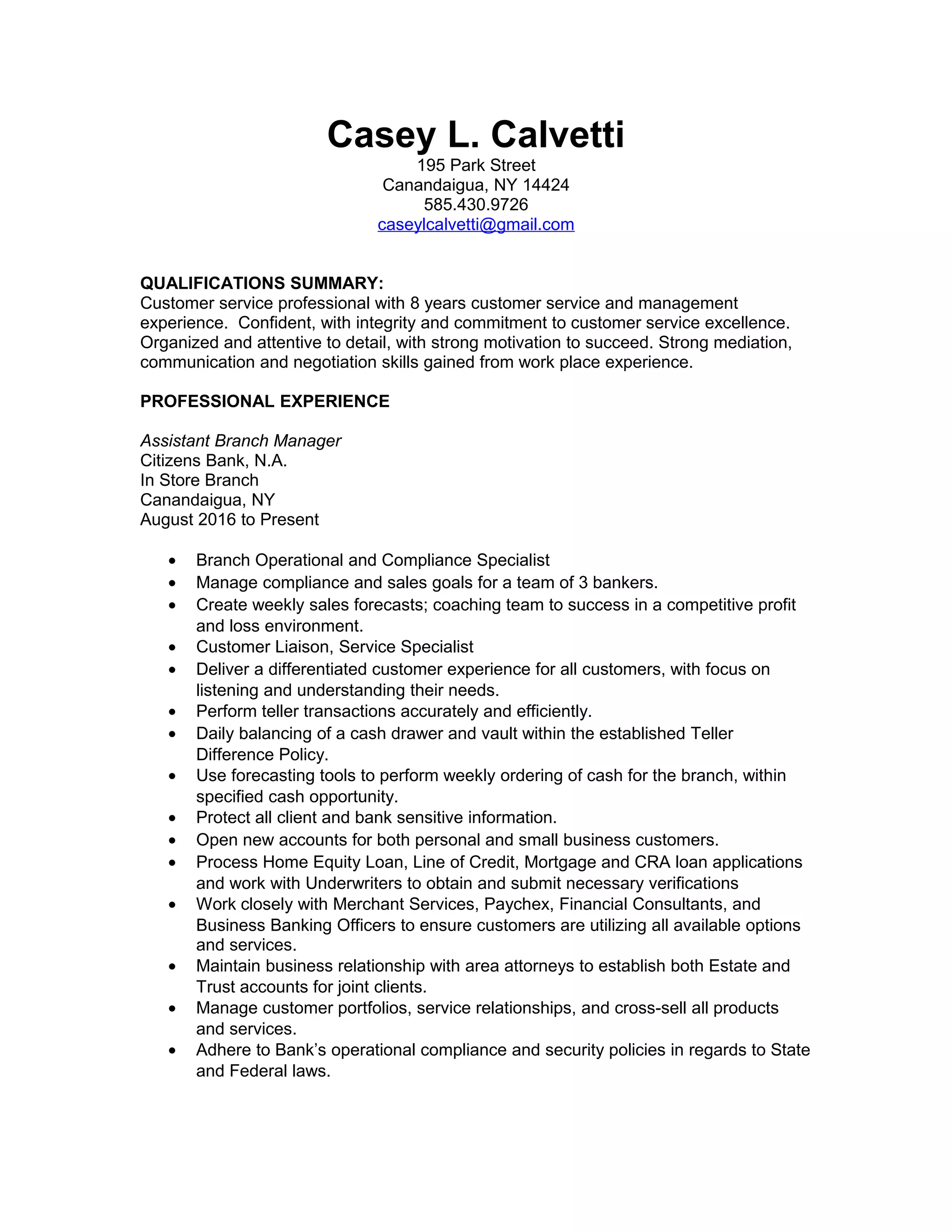 Casey Calvetti | PDF