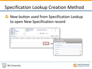 A06 - Overview of Asset Specifications (MCU) | PPT